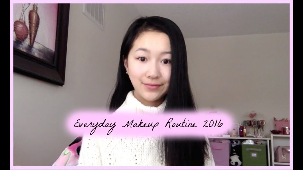 Everyday Makeup Routine 2016 ♡ - YouTube