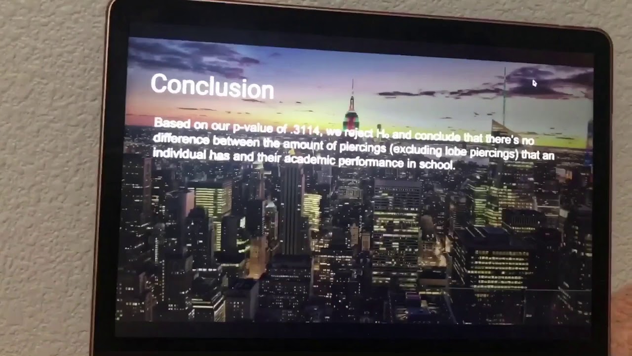 AP Statistics Final Project Presentation - YouTube