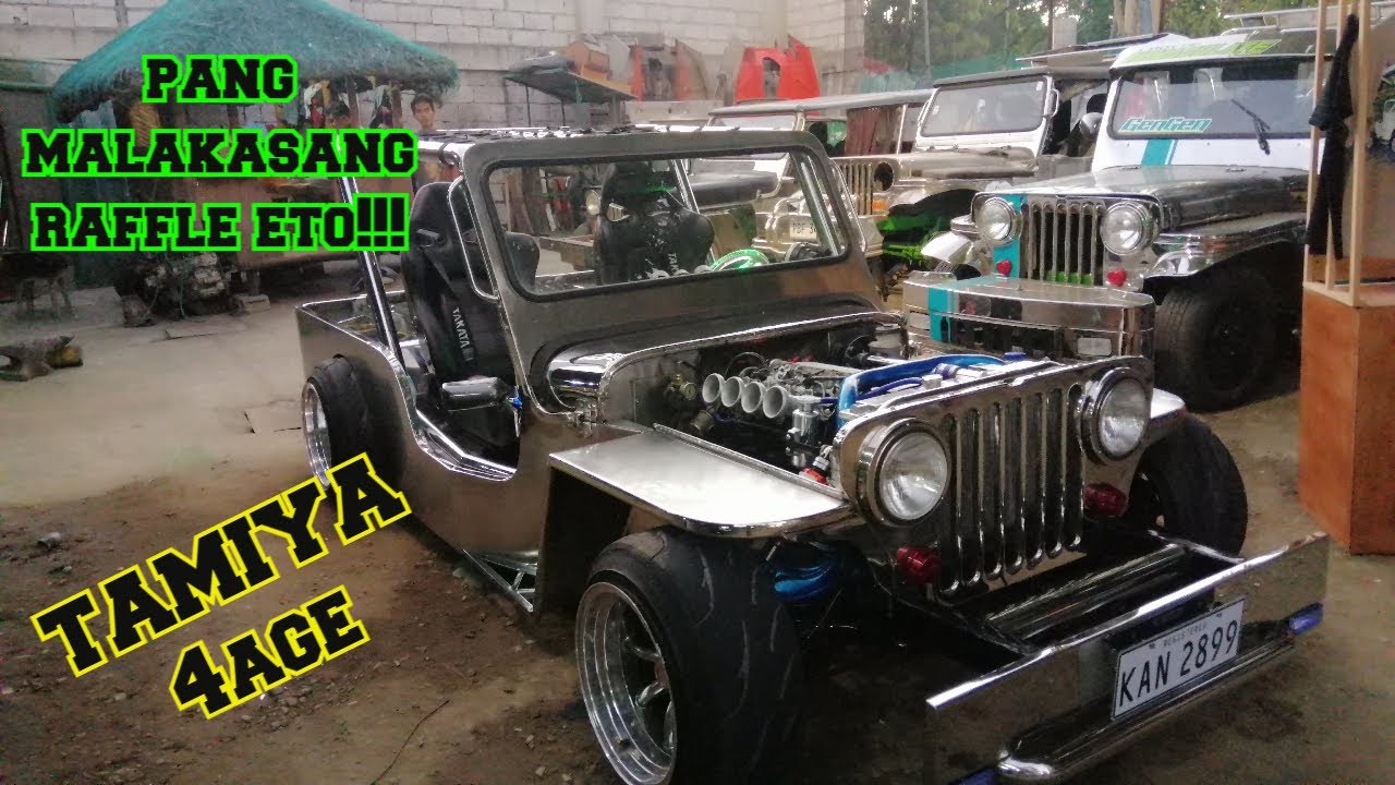 TAMIYA Owner Type Jeep - Powered by Toyota 4age - YouTube
