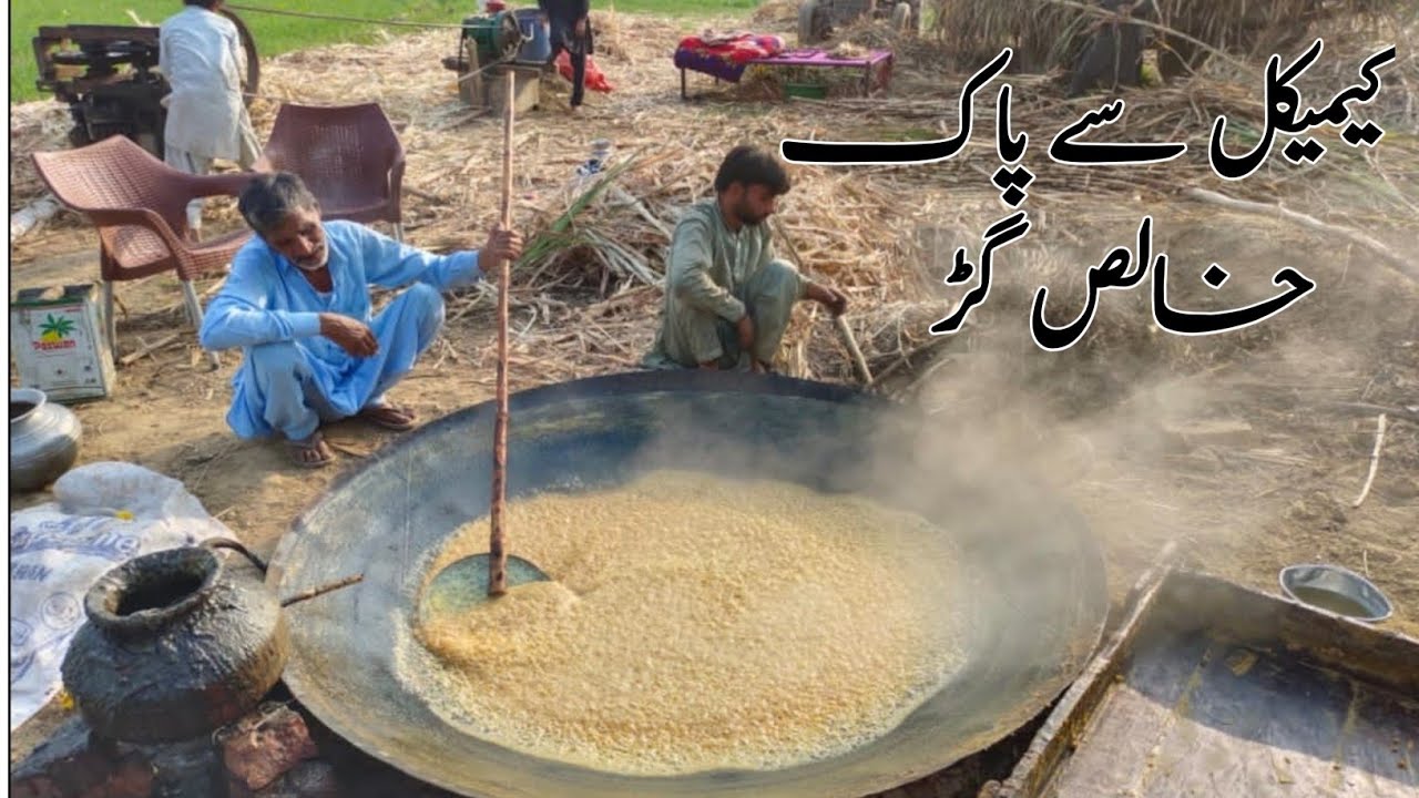 Traditional Jaggery Making Video|Jaggery Making Process From Sugar Cane ...