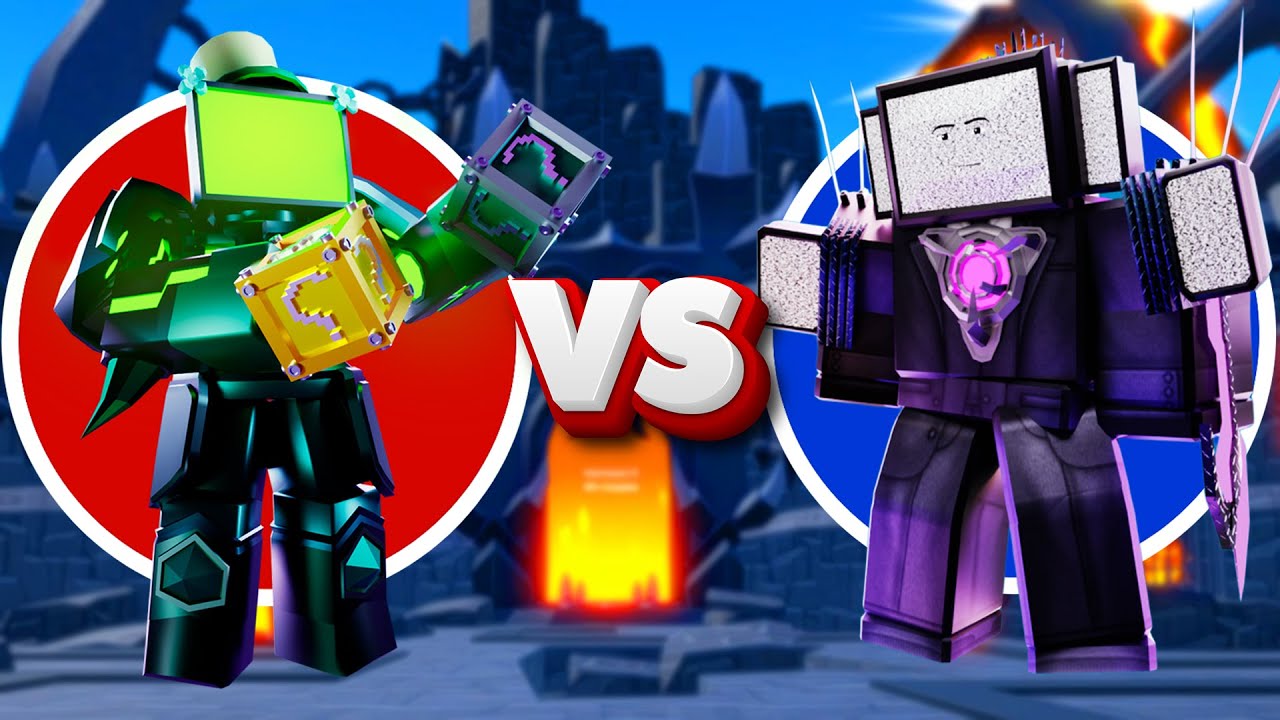 Clover Titan vs Upgraded Titan Cinemaman in Endless Mode - Roblox ...