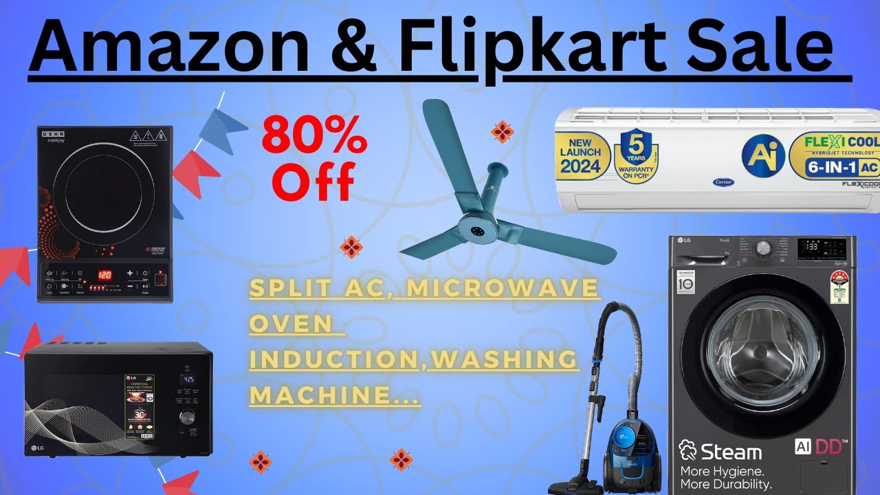 Amazon Great Freedom Sale | Flipkart Flagship Sale | Washing Machine ...