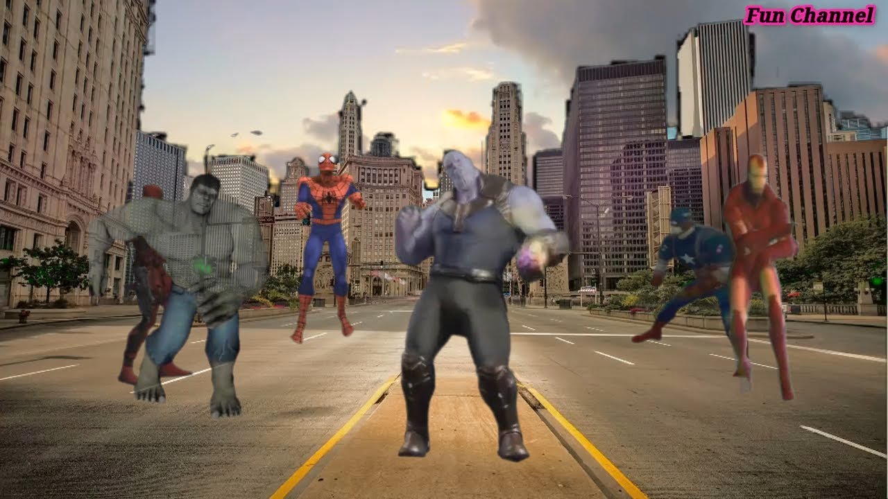 Superheroes dancing - YouTube