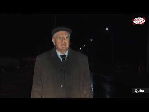 Qubanın Rustov kəndinin küçələri günəş enerjisi ilə işıqlandırılır
