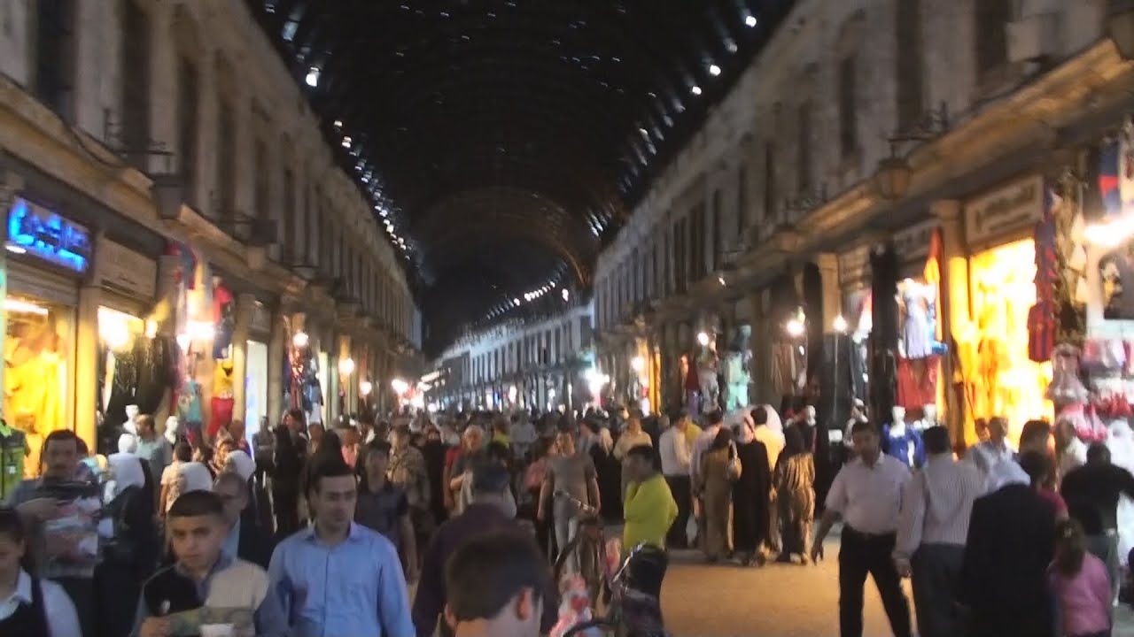 Al-Hamidiyah Souq Bazaar at Damascus - Syria - YouTube