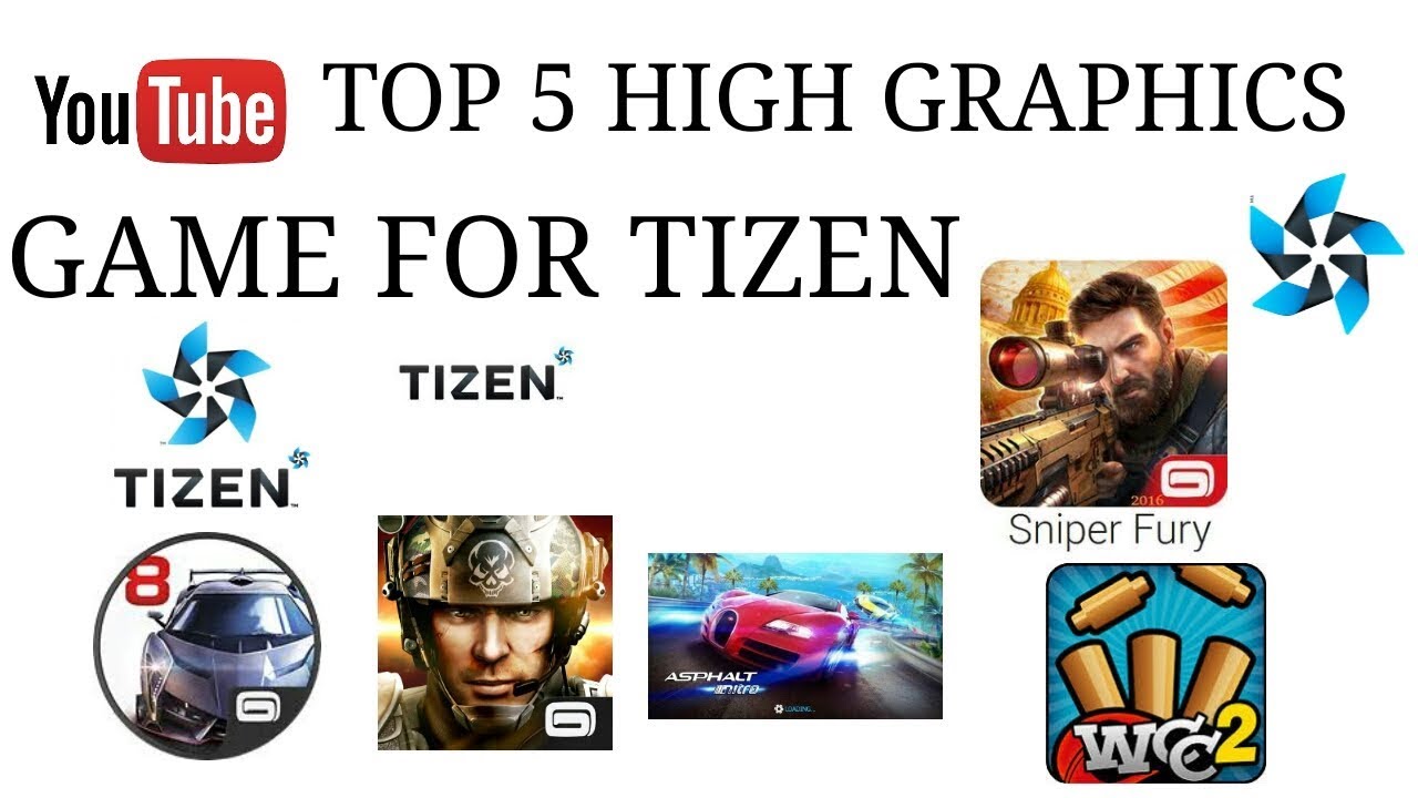 TOP 5 HIGH GRAPHICS GAME FOR TIZEN MOBILE - YouTube