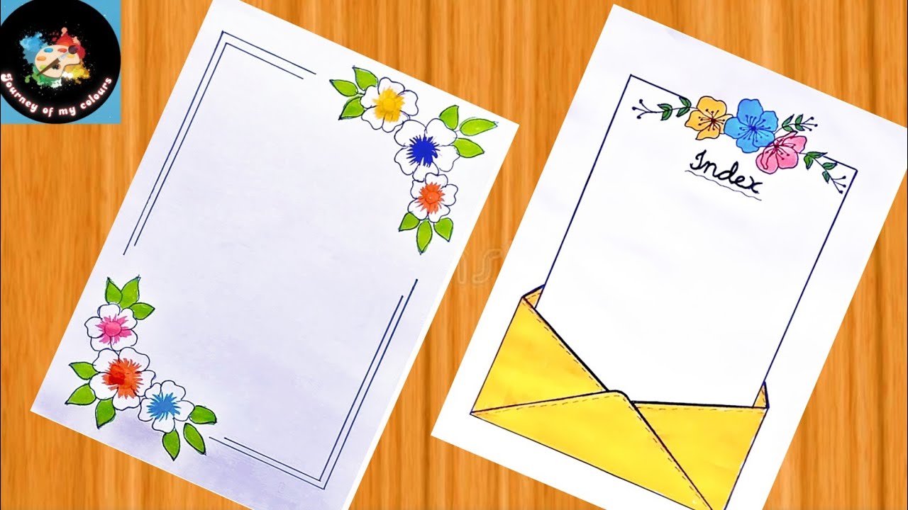 Beautiful Border Design for Projects || Assignment Front Page Design ...