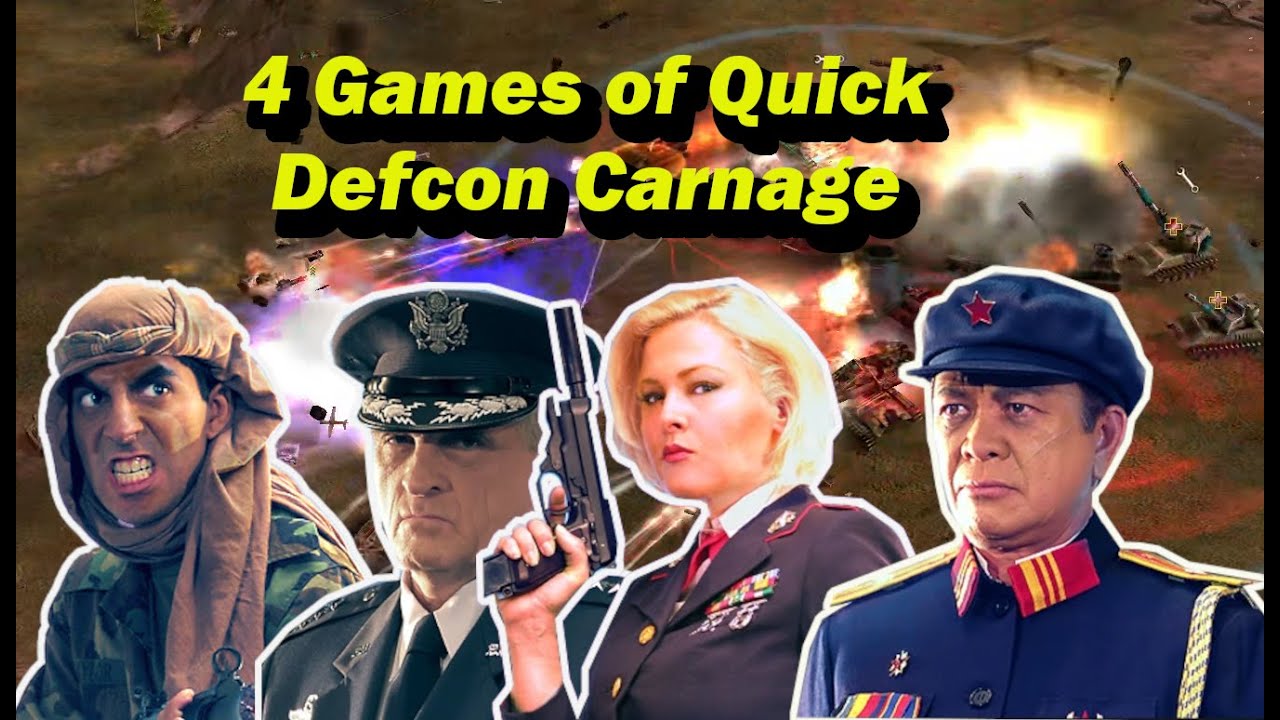 Defcon Rush: 4 Fast FFA Games | C&C Zero Hour - YouTube
