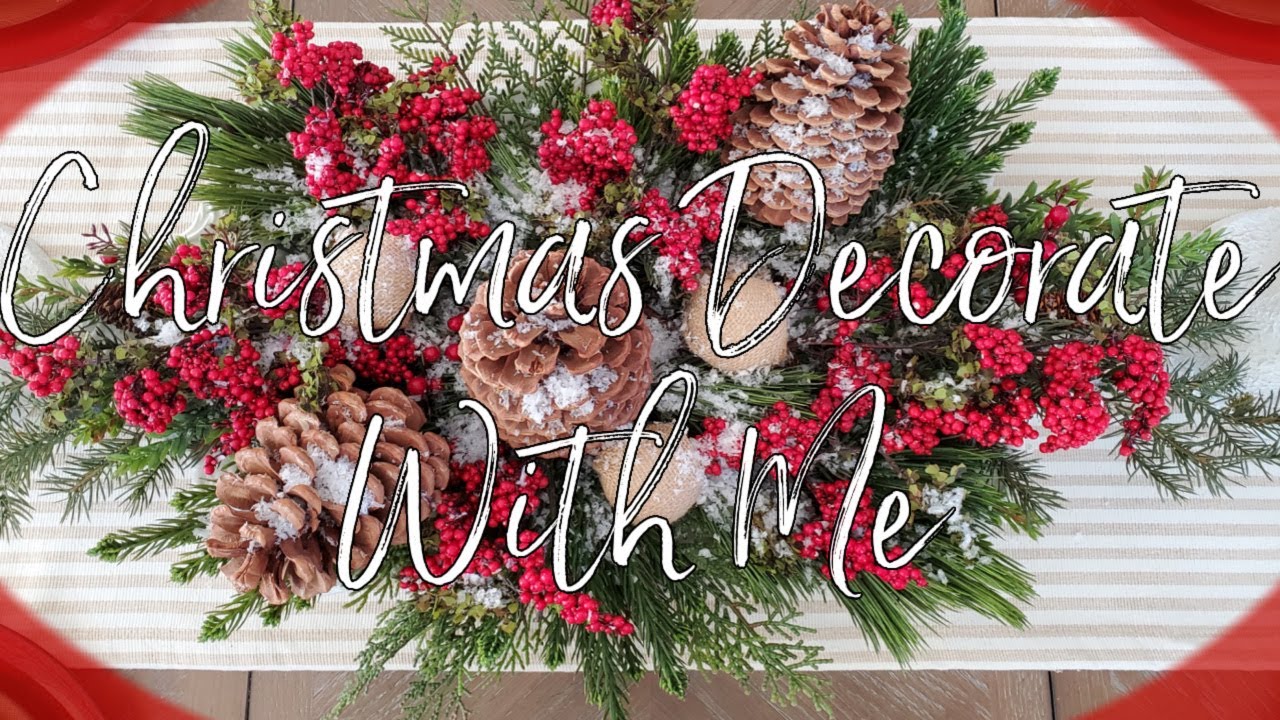 CHRISTMAS DECORATE WITH ME 2021 - YouTube