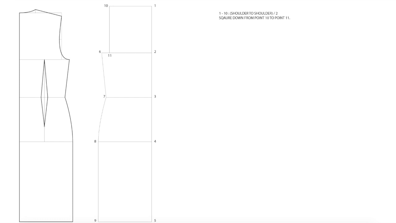 Basic Dress Block - YouTube