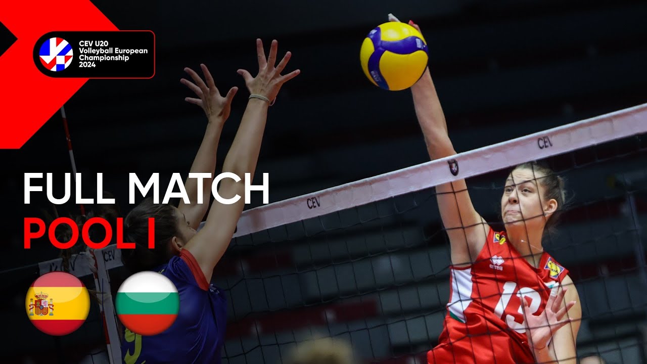 Full Match | Spain vs. Bulgaria - CEV U20 Volleyball European ...