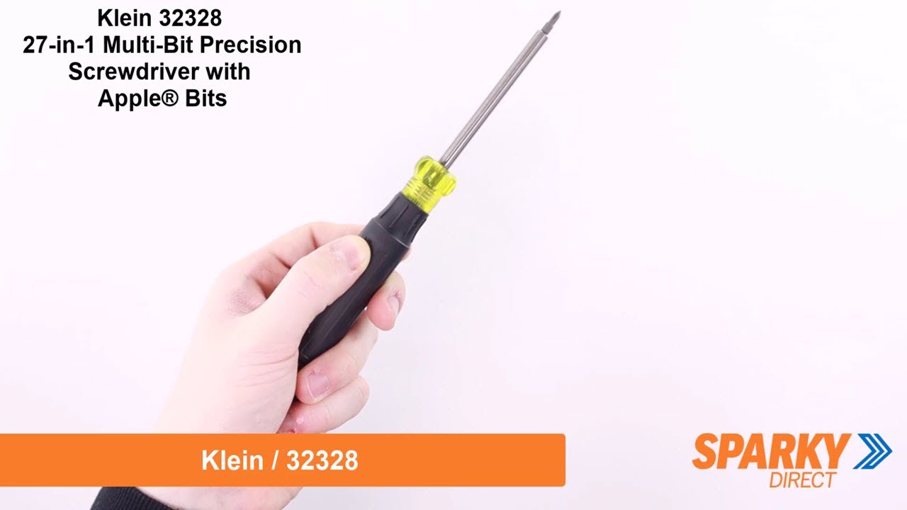 Klein 32328 | 27-in-1 Multi-Bit Precision Screwdriver with Apple® Bits ...