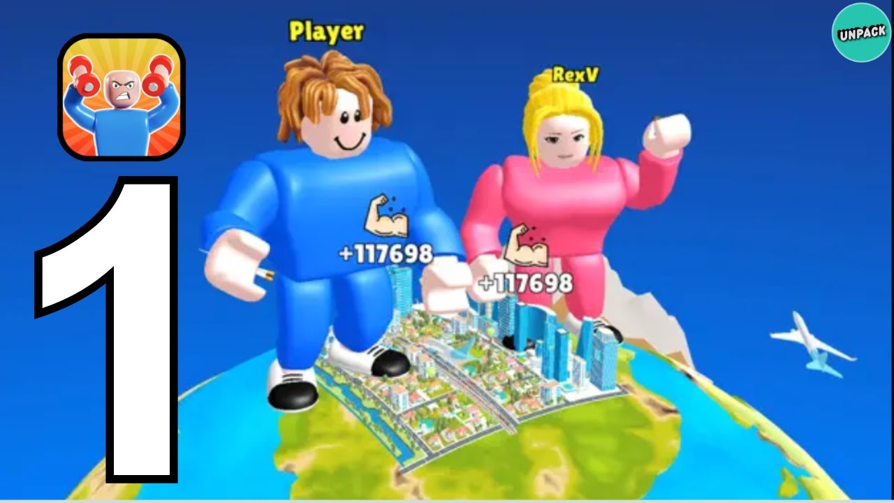 Lifting Hero-Gameplay Walkthrough Part 1(iOS, Android) - YouTube