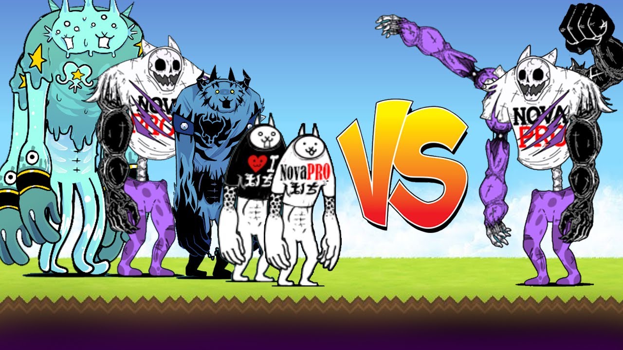 The Battle Cats - Nova the Skull Breaker VS All Nova PRO! - YouTube