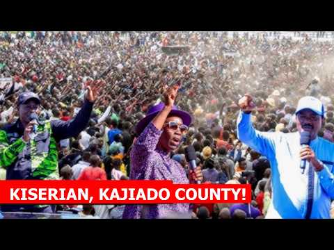 Gachagua and his United opposition troop mega Rally in Kiserian to destroy Kasongo!