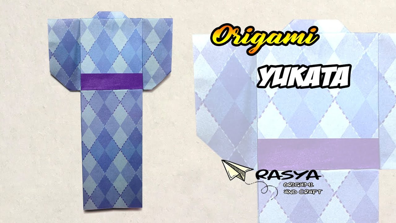 How to make Origami Yukata - YouTube