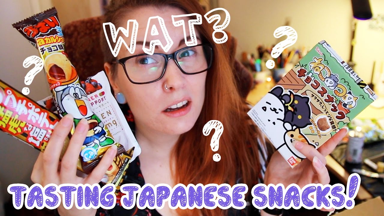 FIRST TIME TRYING JAPANESE SNACKS & CANDY - Candysan - YouTube