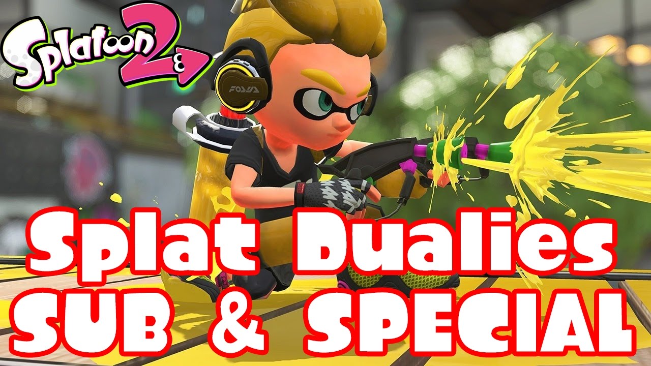 Splatoon 2: Splat Dualies + Sub Weapon & Special Weapon - Splatoon 2 ...