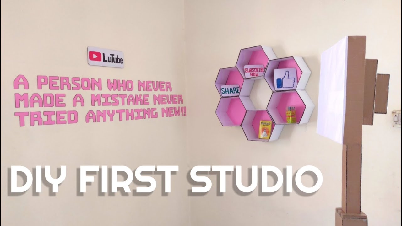 How I made Complete DIY Studio Setup at Home | Speed Walkthrough | Rise ...