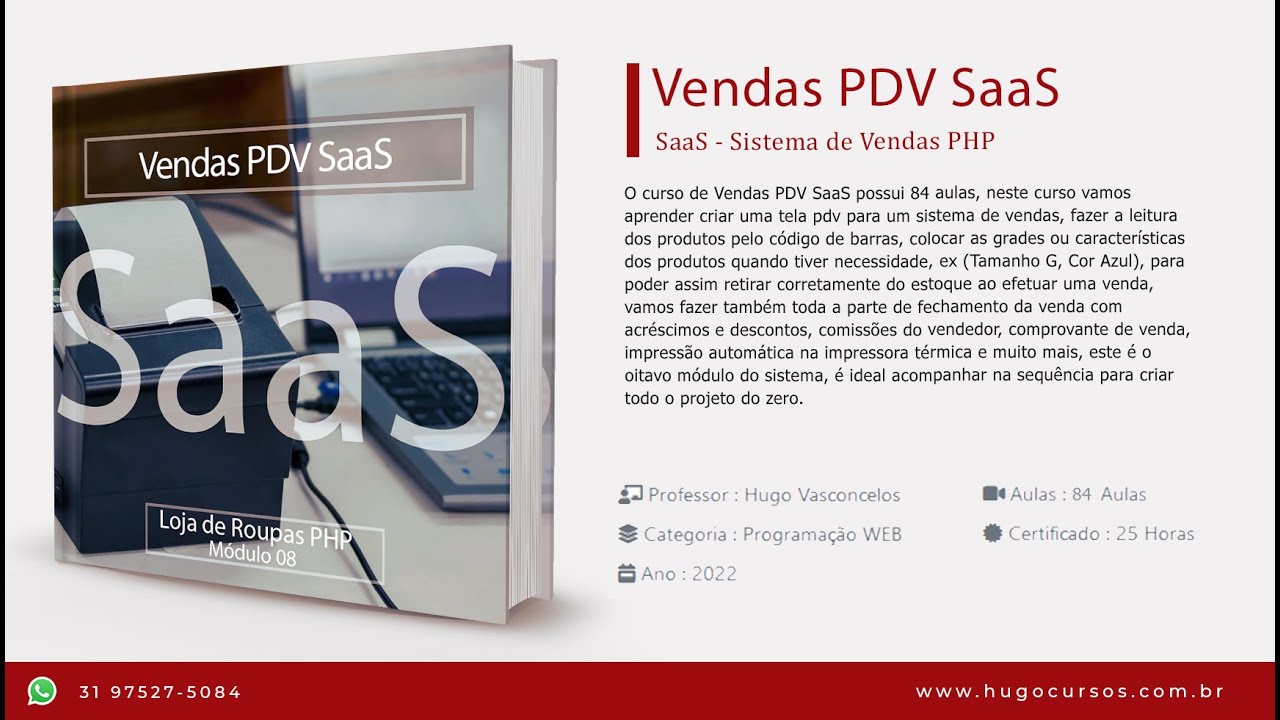 Vendas PDV SaaS / Módulo 08 - Aula 01 Introdução ao Curso - YouTube