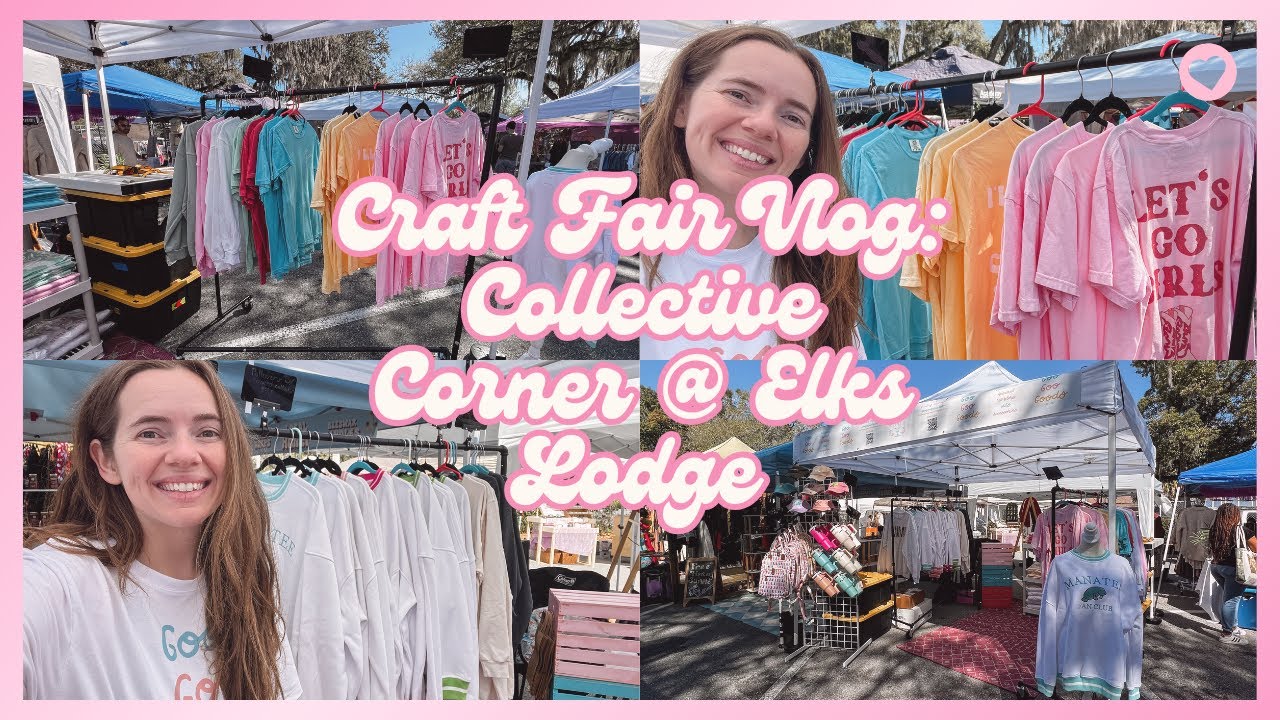 COLLECTIVE CORNER MARKET ELKS LODGE ORLANDO | Craft Fair Vlog | Vendor ...