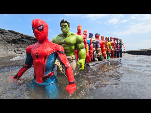 Avengers Action Figure, Marvel's Spider-man 2, Hulk, Captain America,  Iron Man, Thor Superhero #105