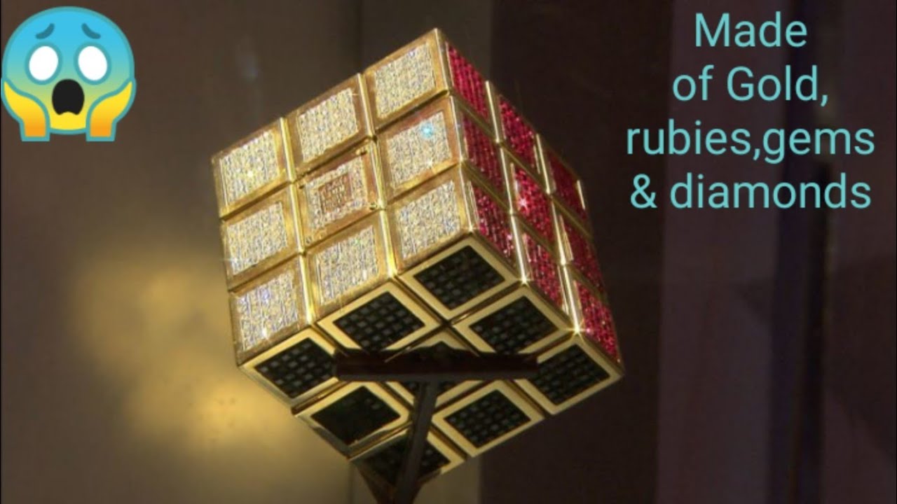 Most Expensive Rubik's cube in the world। সবথেকে দামী রুবিক্স কিউব।। 🤔😳 ...