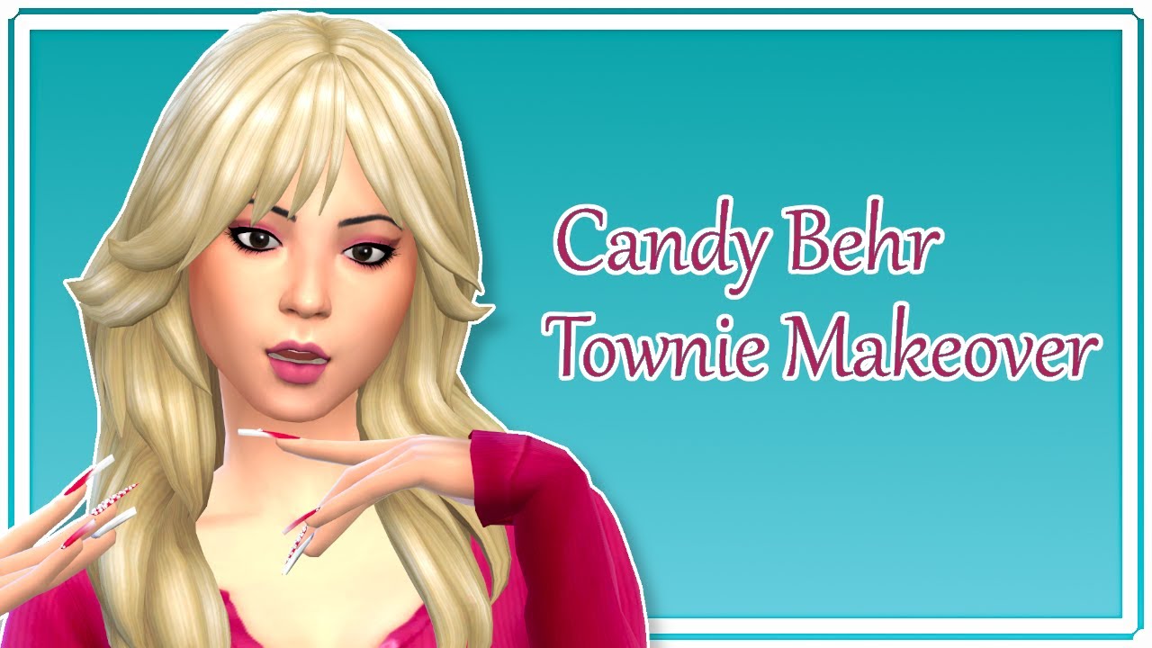 The Sims 4 Candy Behr Townie Makeover - YouTube