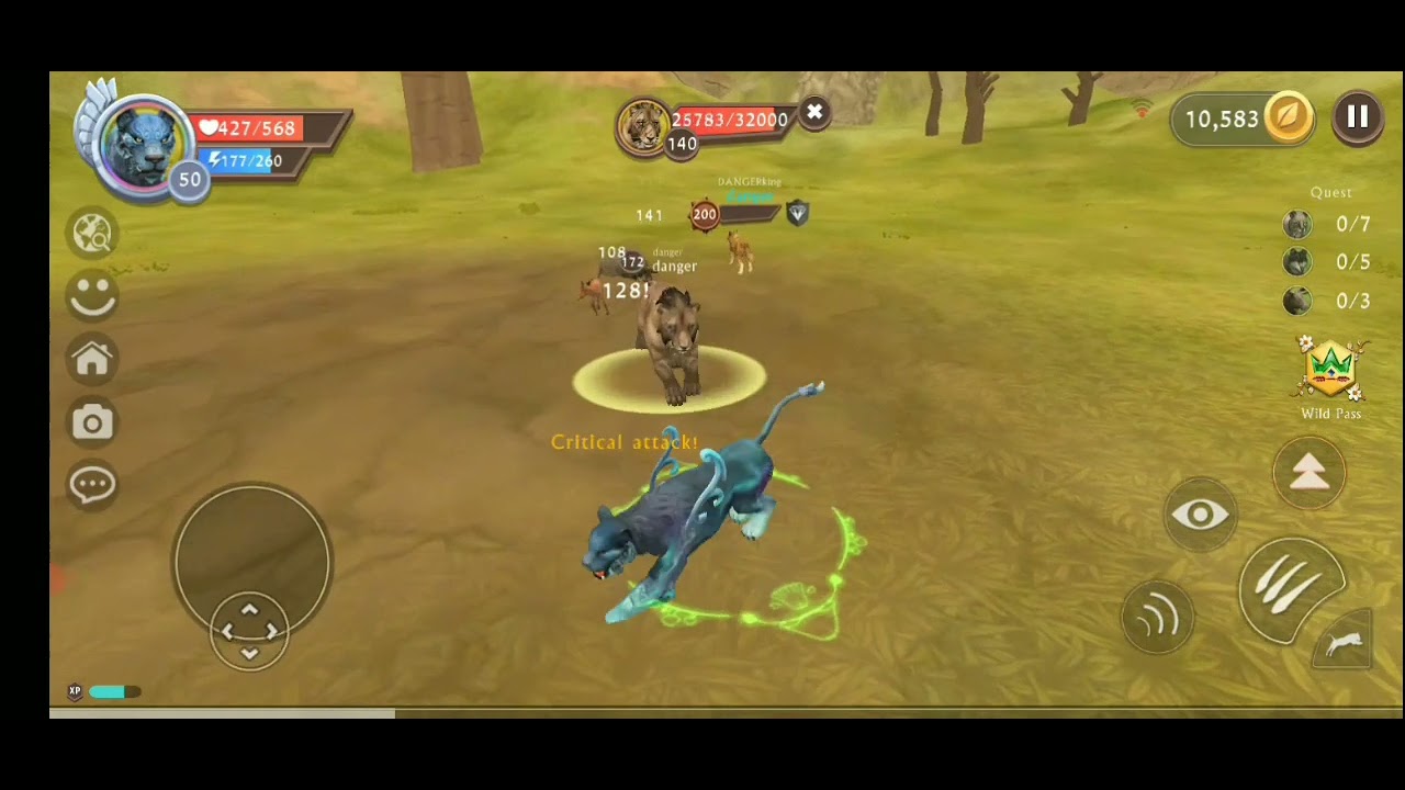 Wildcraft lion game play - YouTube