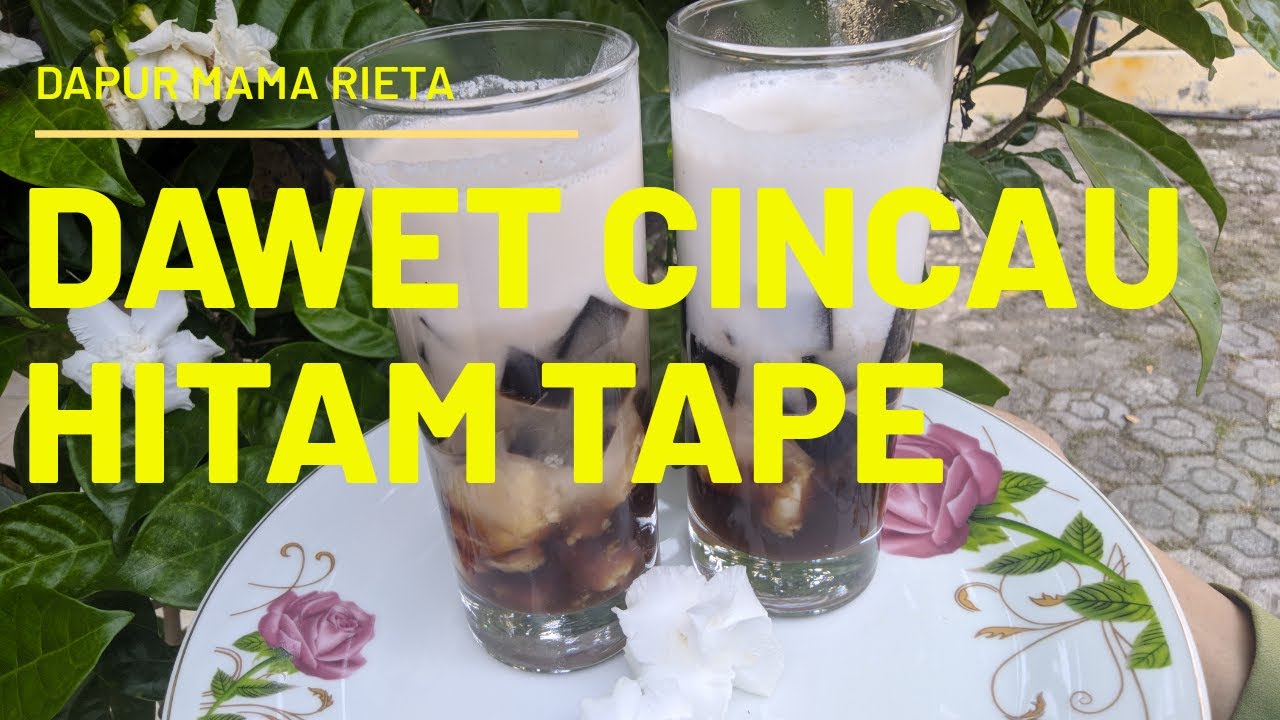 DAWET CINCAU HITAM TAPE || DAWET JANGGELAN TAPE || MENU RAMADHAN ...