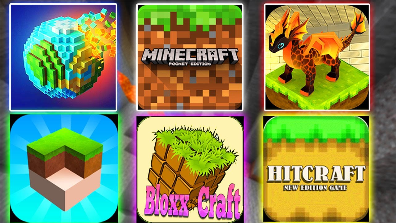 LOKICRAFT VS MINECRAFT VS BLOXCRAFT VS PLANETCRAFT VS HIT CRAFT VS ...