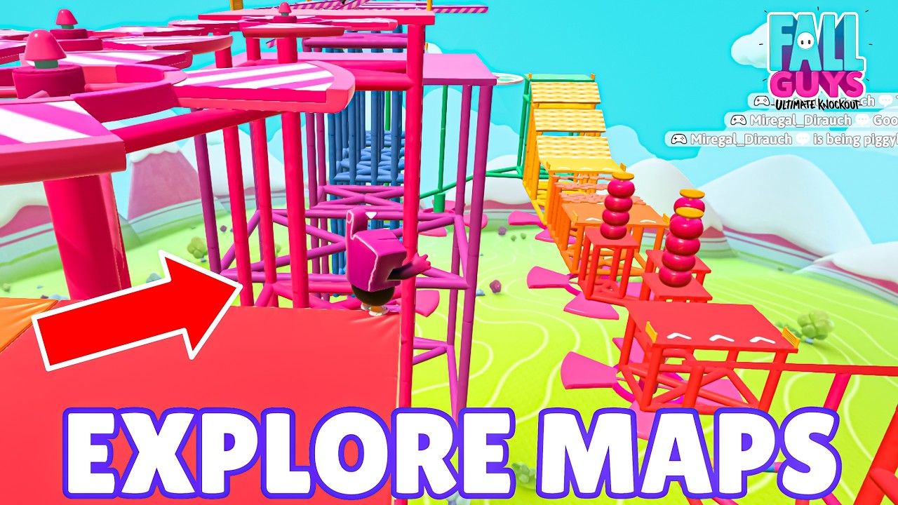 Fall Guys BEST EXPLORE MAPS - PART 1! - YouTube