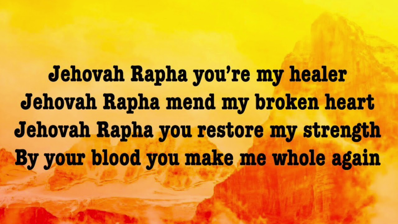 Jehovah Rapha (You’re My Healer) - D. Alonzo - YouTube
