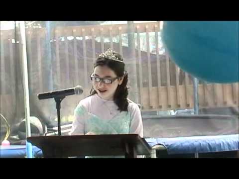 Adina Schwartz Bat Mitzvah Adina Speech - YouTube