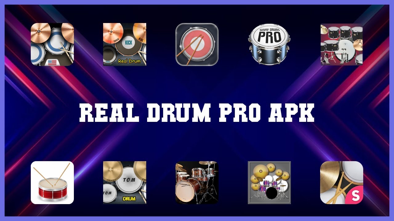 Best 10 Real Drum Pro Apk Android Apps - YouTube
