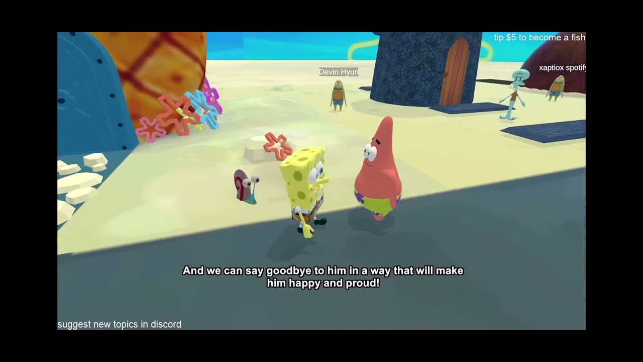 Sponge ai “We can put all his favorite things in a casket ...