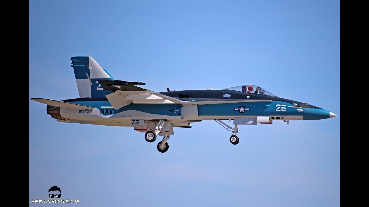 Giant Scale F-18C Hornet (BVM Jets) -- Top Gun Invitational 2018 - YouTube