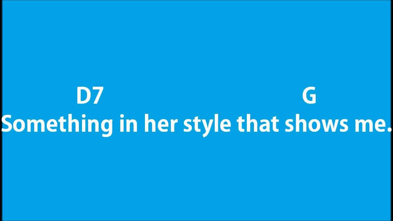 Something (The Beatles George Harrison) Lyrics & Guitar chord. - YouTube