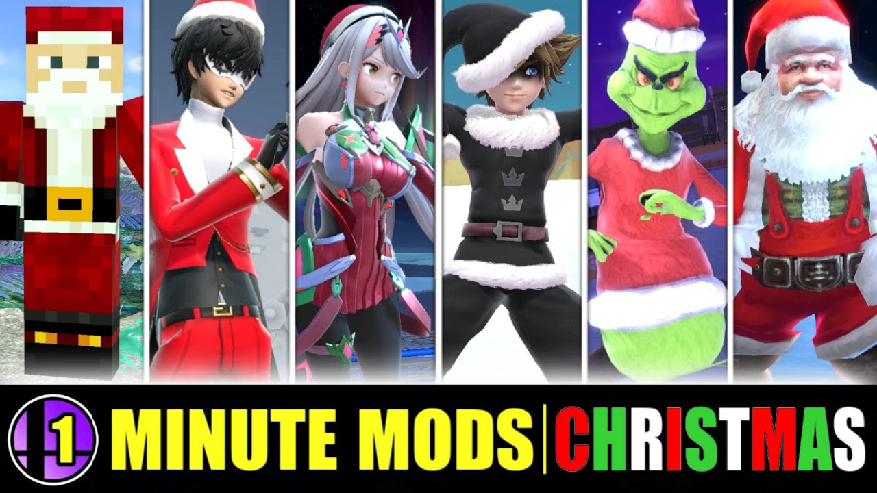Christmas Outfits & Characters in SMASH ULTIMATE! (Part 2) - YouTube