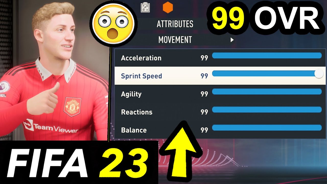 I CREATED A 99 OVERALL PLAYER IN FIFA 23 This Is Insane YouTube