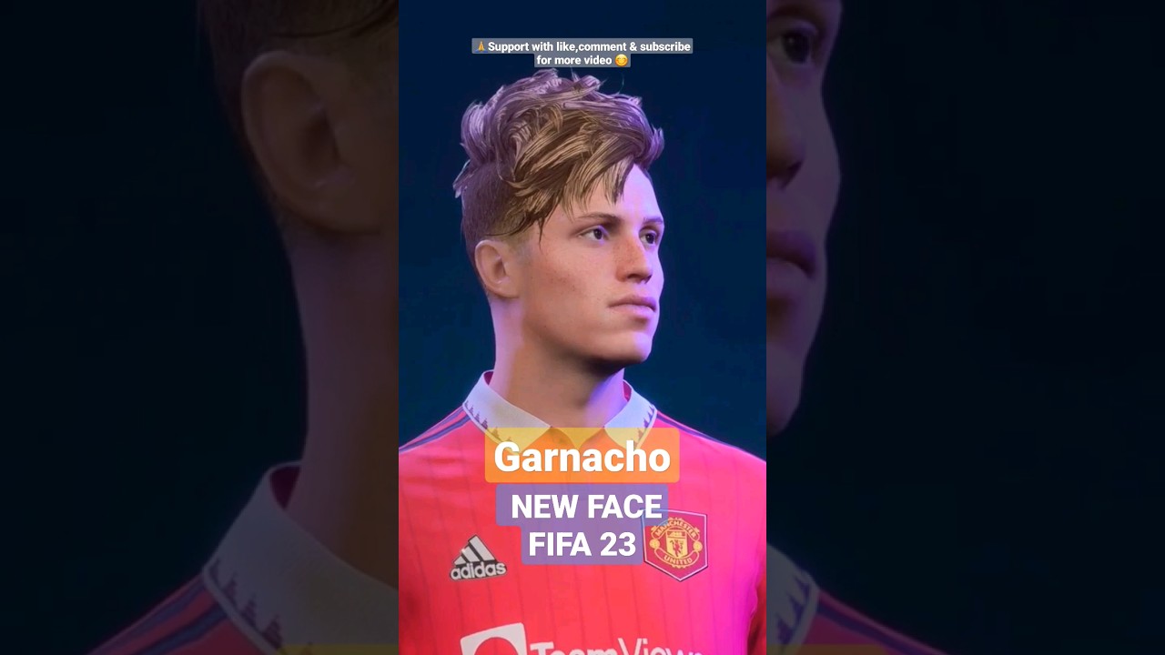 I create garnacho new face fifa 23 pro club - YouTube