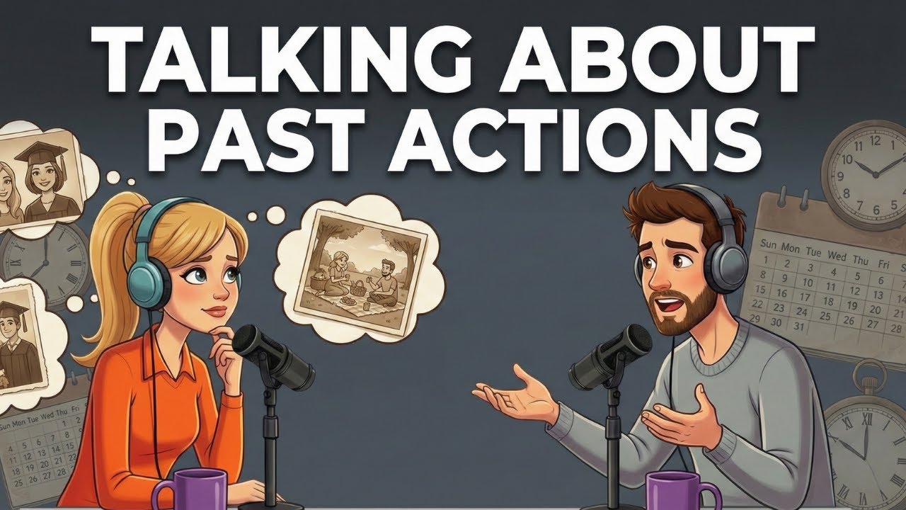 Learn English with Podcast | Talk About Past Action | Vocabulary ...