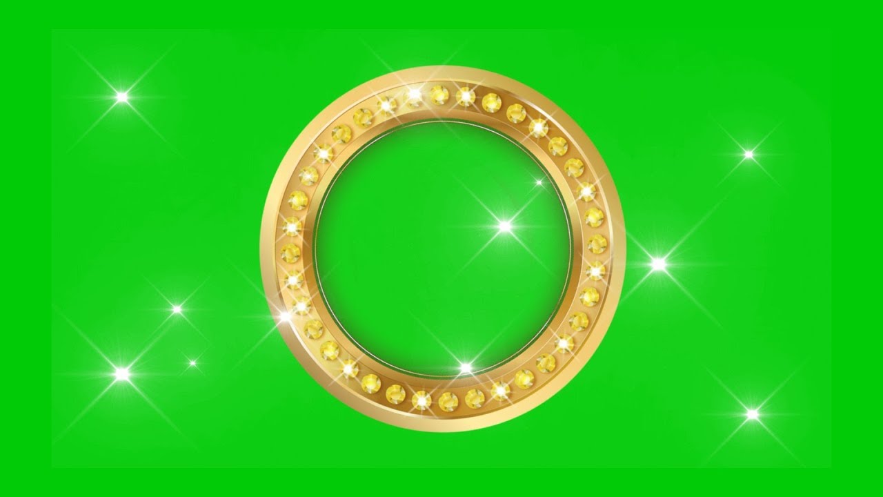 RING ROUNDING GREEN SCREEN VIDEOS EFFECT! Ring round with star light ...