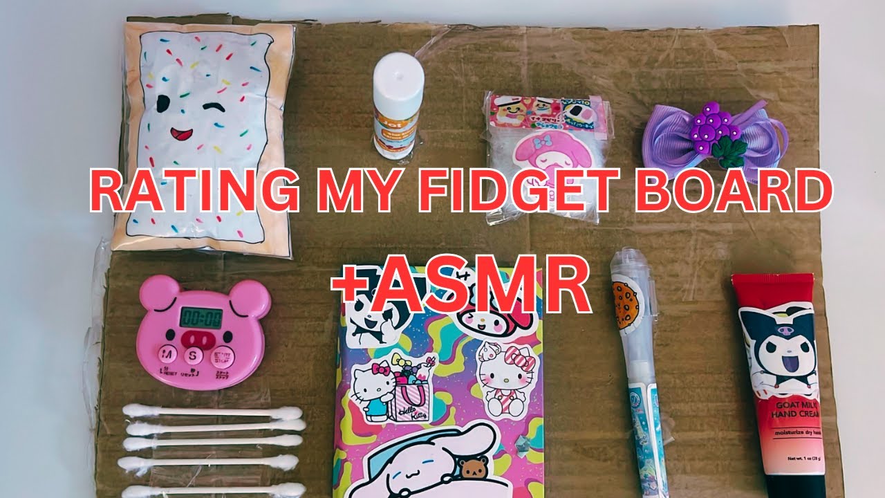 Rating My Fidget Board! - YouTube