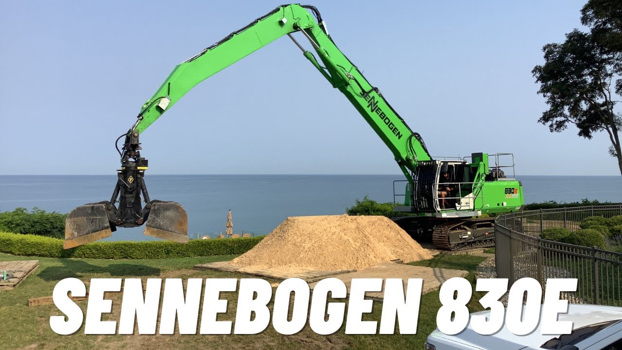 Sennebogen 830E - YouTube