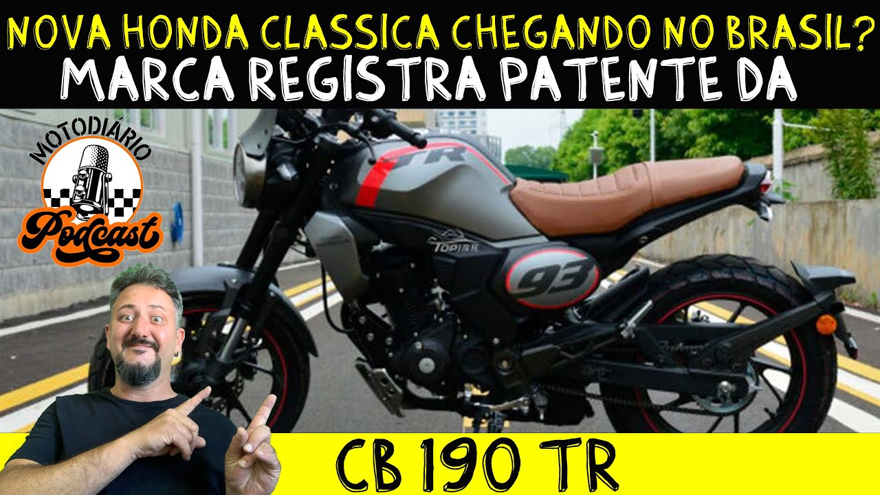 Nova Honda NEO RETRÔ Clássica CHEGANDO NO BRASIL? Marca REGISTRA ...