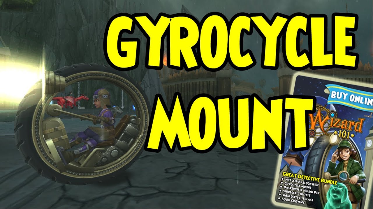 Wizard101: ⚙️GYROCYCLE MOUNT Review⚙️ - YouTube