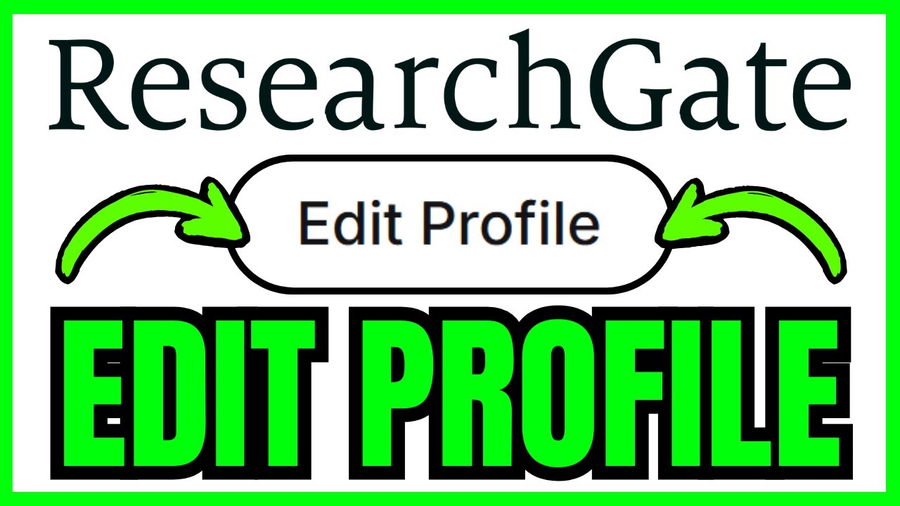 How To EDIT PROFILE In ResearchGate (QUICK & EASY) 2026 - YouTube