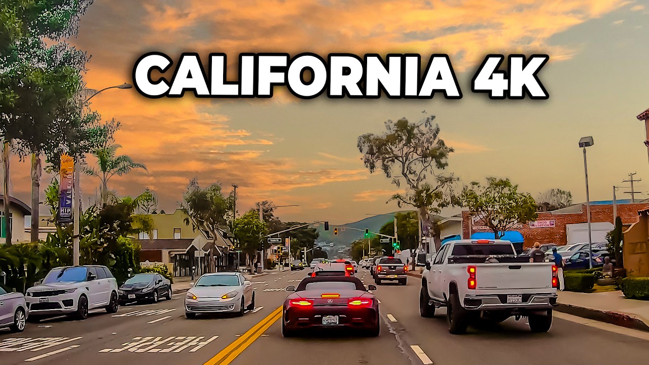 Experience California’s Most Stunning Sunset Drive in 4K: San Diego to ...