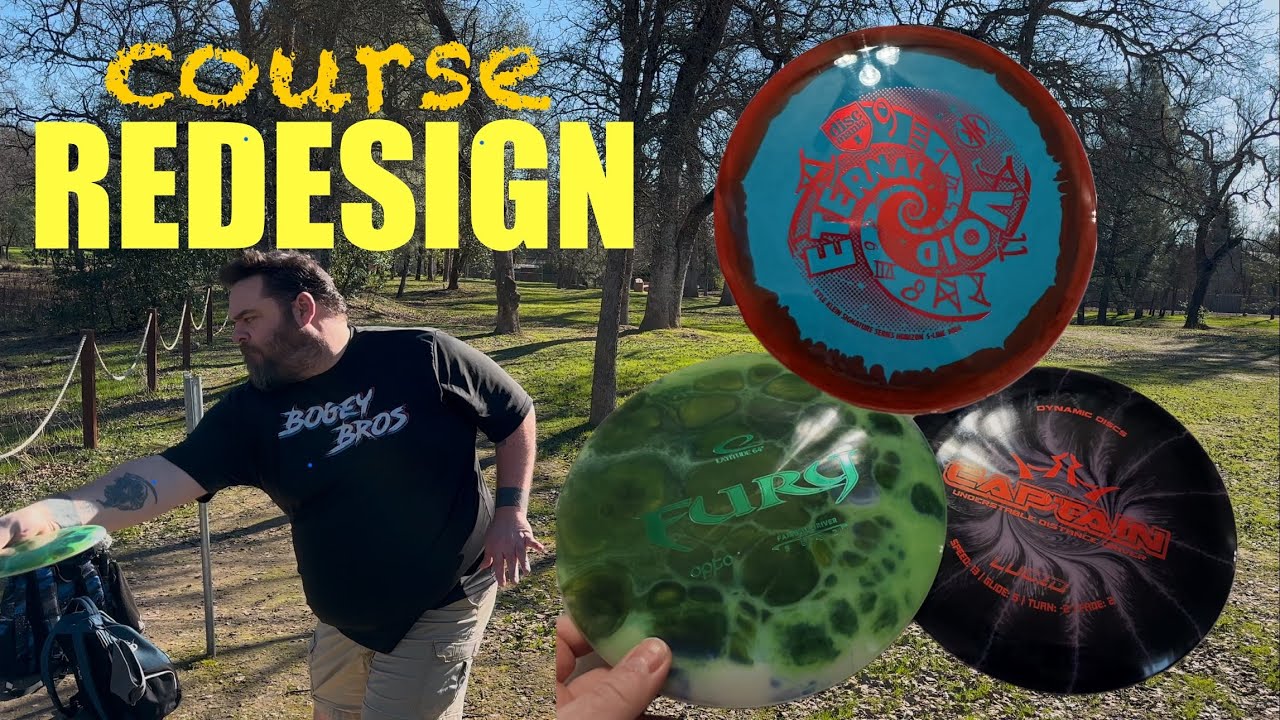Redesigning a Disc Golf Course! Safari Layout w/ Lat 64 Fury, DD ...